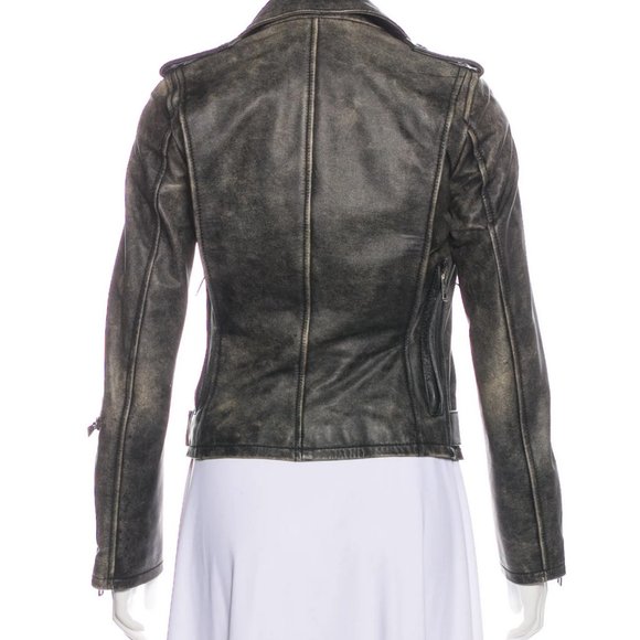 R13 | Jackets & Coats | R3 Distressed Leather Moto Jacket S | Poshmark
